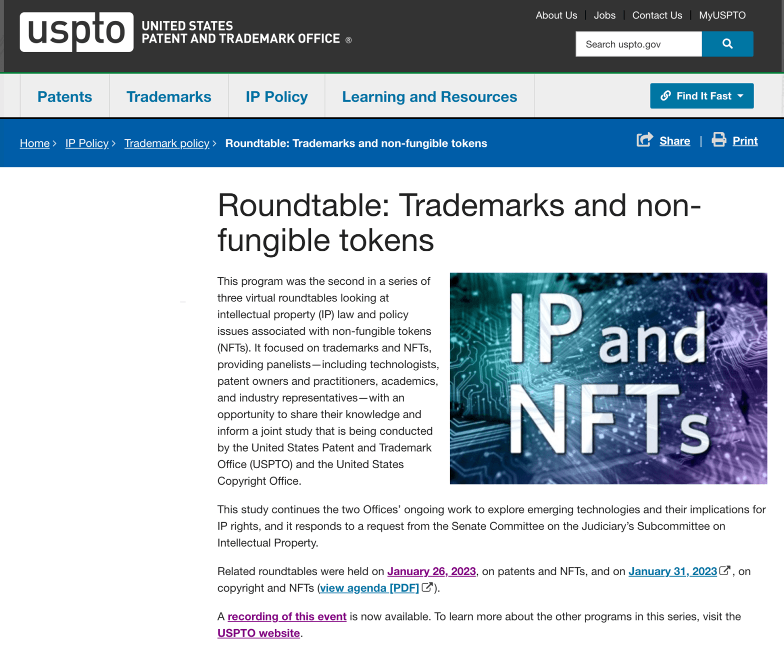 Webinar - Instant IP